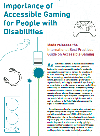 Nafath newsletter by Mada - Importance of Accessible Gaming for People ...